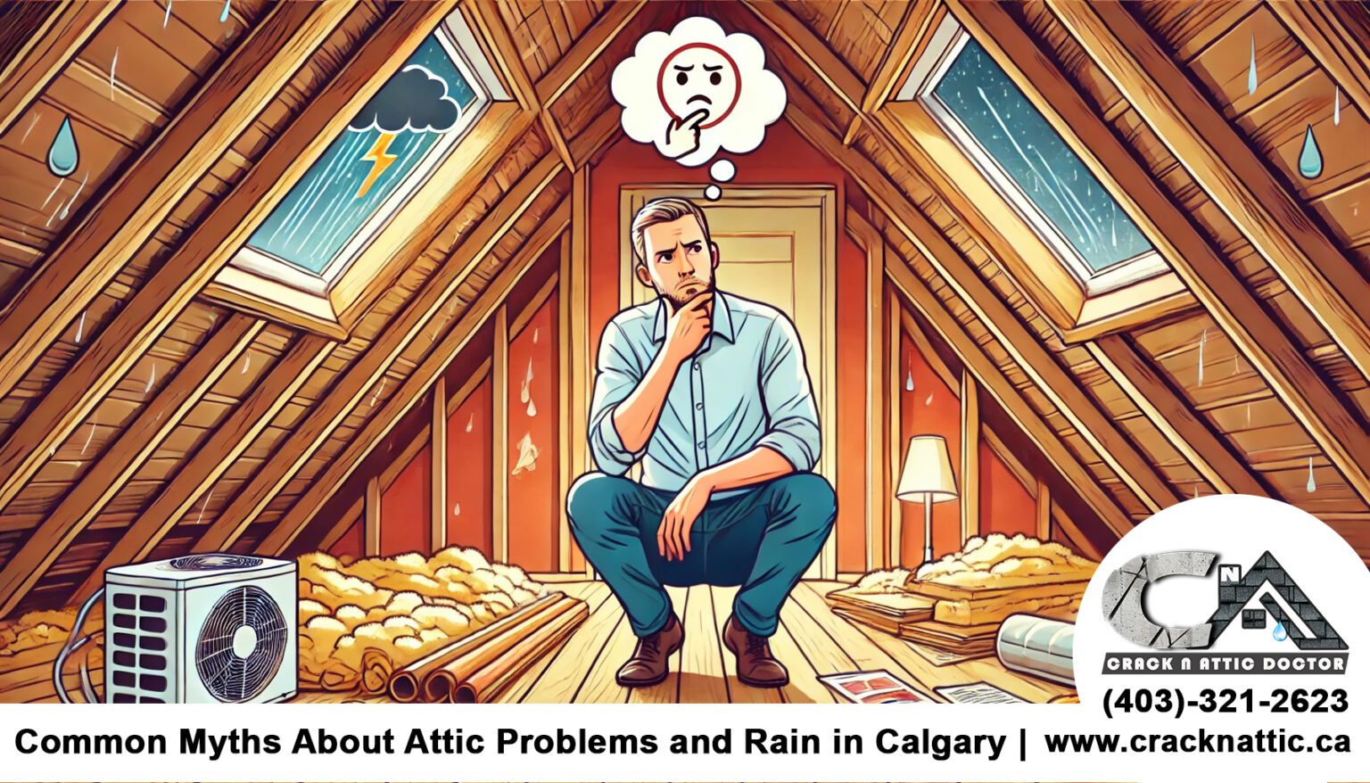 Common Myths About Attic Problems and Rain in Calgary - Crack & Attic ...